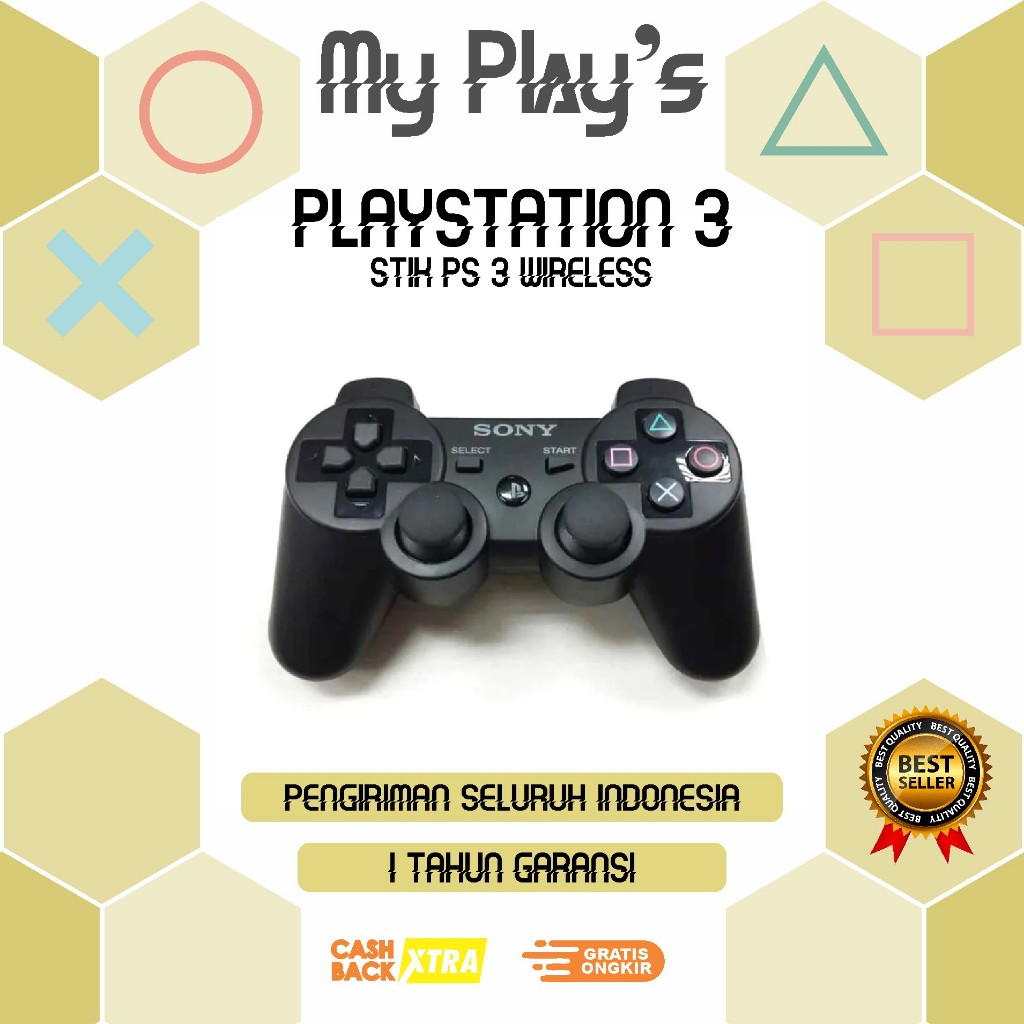 Jual 𝗦𝗧𝗜𝗖𝗞 𝗣𝗦 𝟯 𝗪𝗜𝗥𝗘𝗟𝗘𝗦𝗦 [𝗣𝗟𝗔𝗬𝗦𝗧𝗔𝗧𝗜𝗢𝗡 𝟯] 𝗢𝗥𝗜𝗚𝗜𝗡𝗔𝗟 𝗣𝗔𝗕𝗥𝗜𝗞 𝟭𝟬𝟬% | Shopee ...