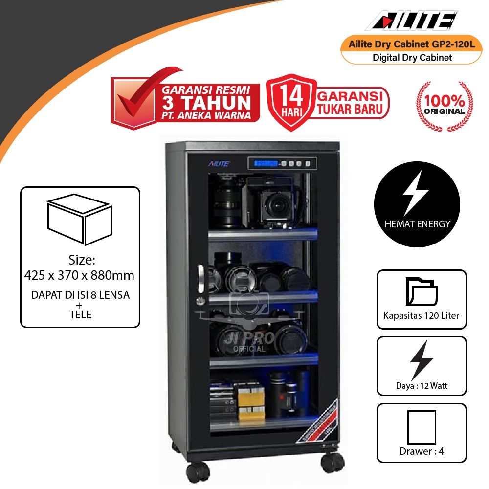 Jual Ailite Dry Cabinet GP2-120L - Dry Box 120L Garansi Resmi | Shopee ...