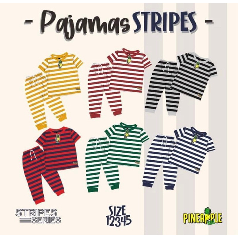 Jual PAJAMAS STRIPES | Shopee Indonesia