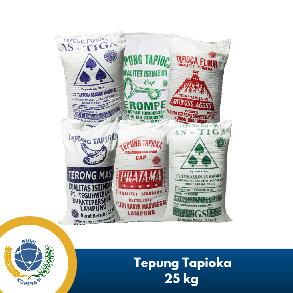 Jual CARGO Tepung Tapioka Aci 25 Kg | Shopee Indonesia