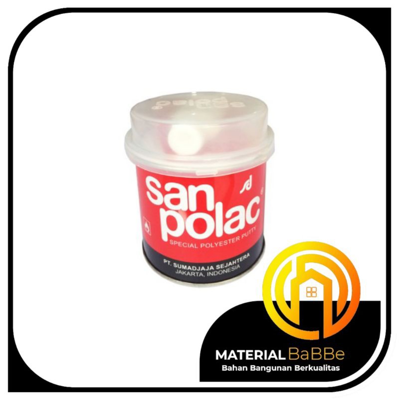 Jual Sanpolac Dempul Kemasan 250 Gram | Dempul Putty Kayu Besi Plastik ...