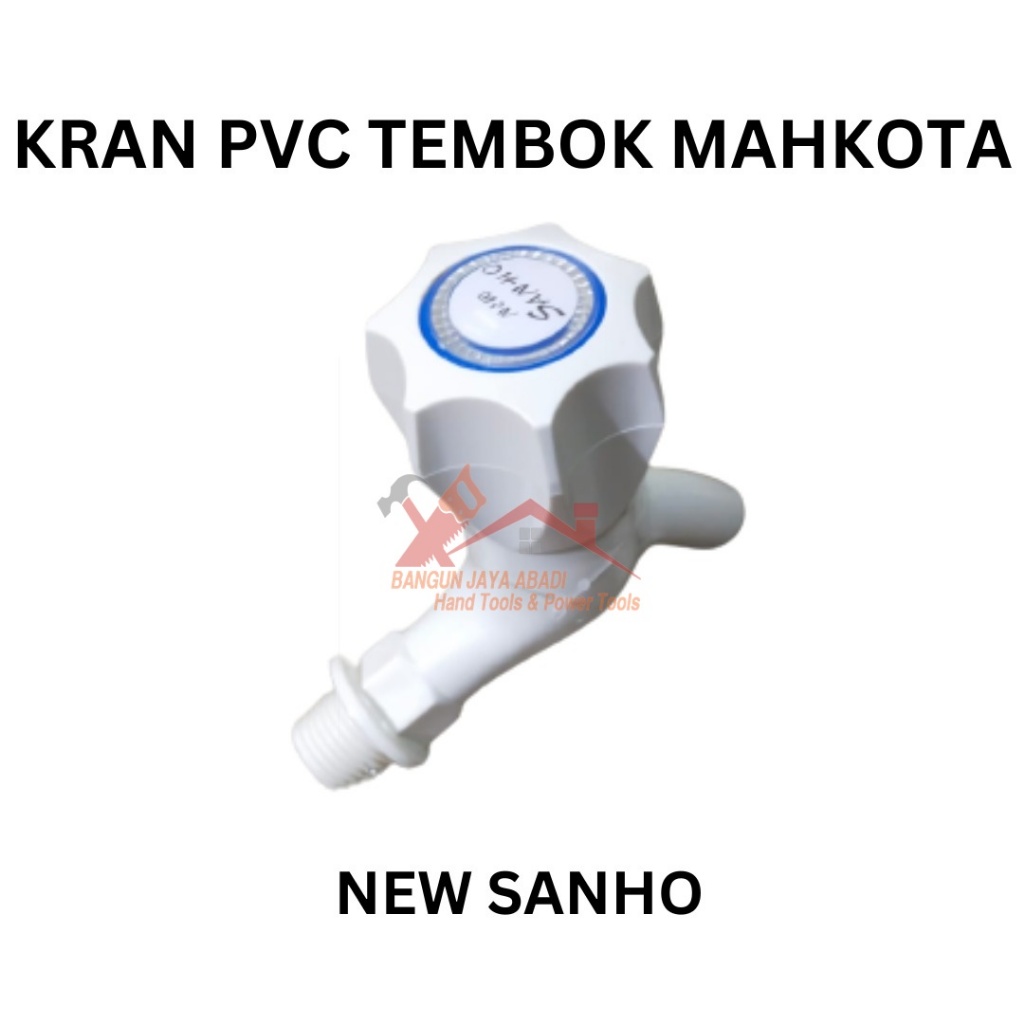 Jual Kran Tembok Putar 1/2” NEW SANHO KERAN TEMBOK BALING/KRAN NEW ...