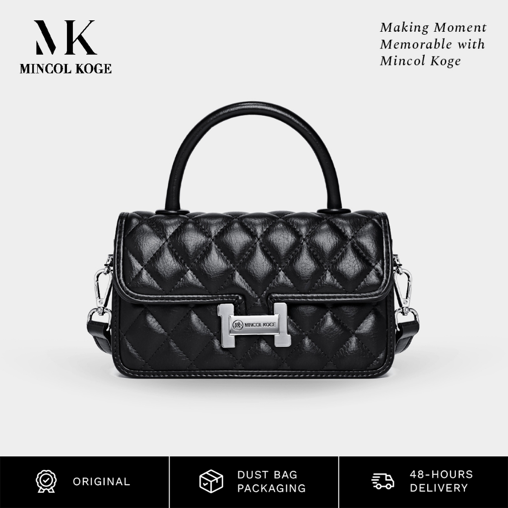 Jual 【MINCOL KOGE】x 【Lisa Quincy】Ovall Bags - Tas FashionWanita PU ...