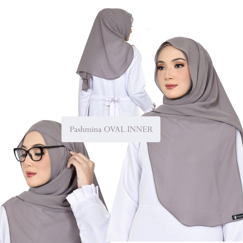 Jual Hijab Pashmina Instan Jilbab Inner Oval Lubang Kaca Mata dan masker / Kerudung | Shopee ...