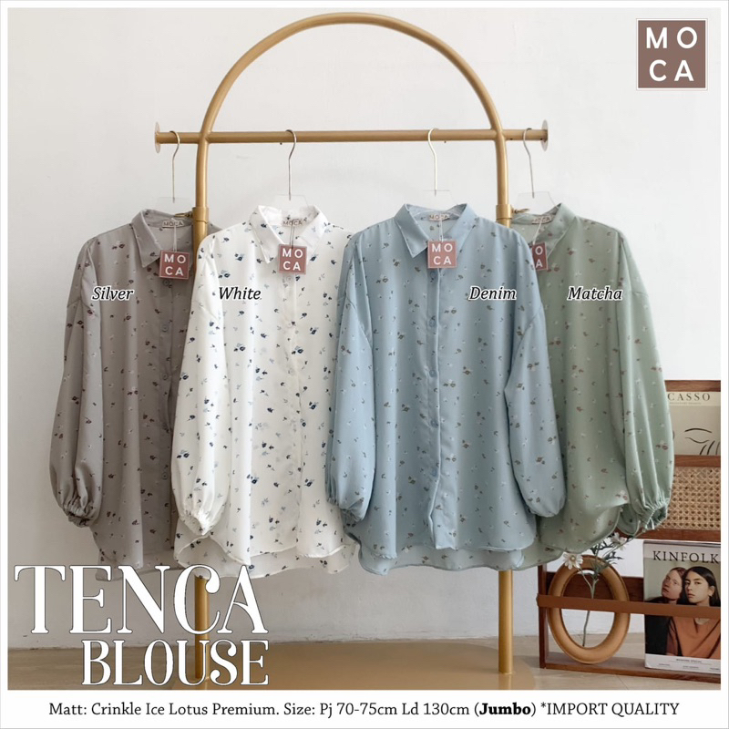 Jual MOCA LABEL / TENCA BLOUSE ORIGINAL MOCA LABEL / FREE GIFT | Shopee ...
