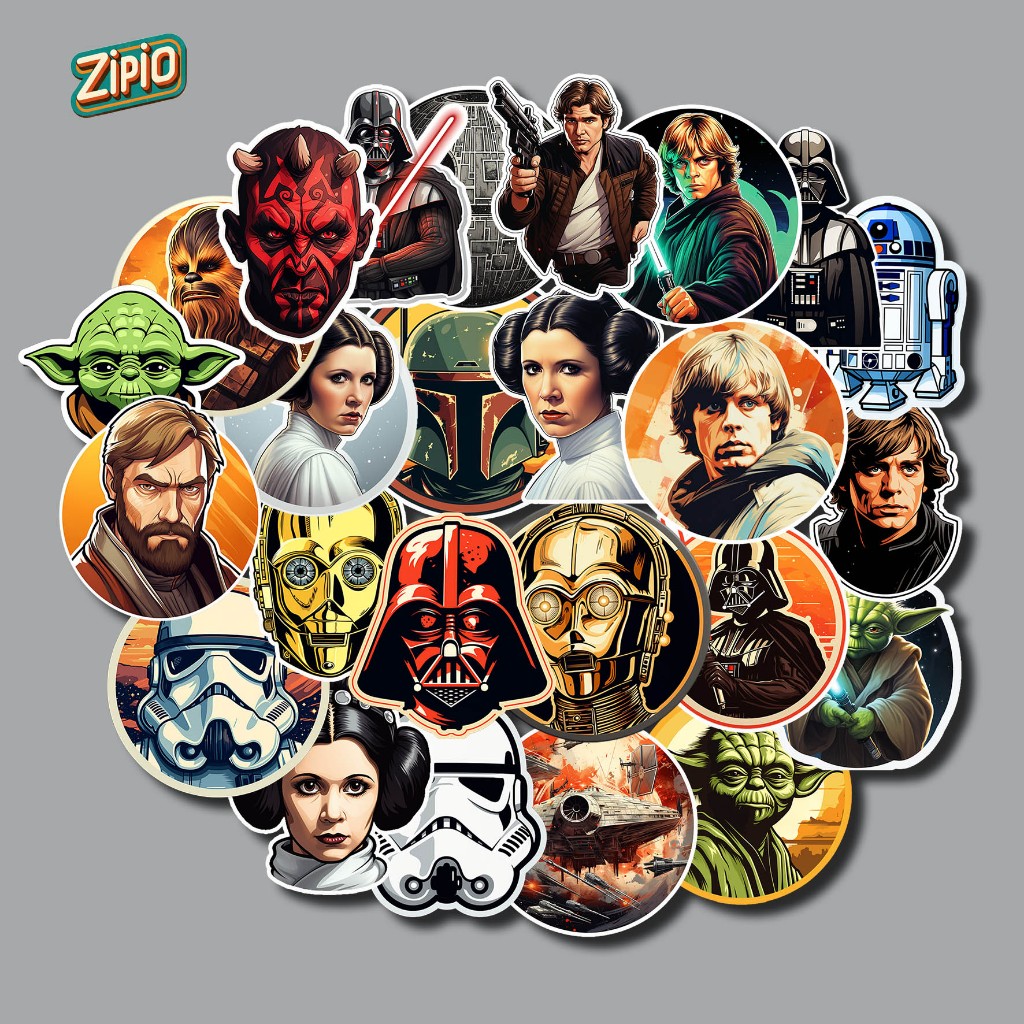 Jual Stiker Aesthetic Star Wars 25 psc (sticker laptop tumbler notebook ...