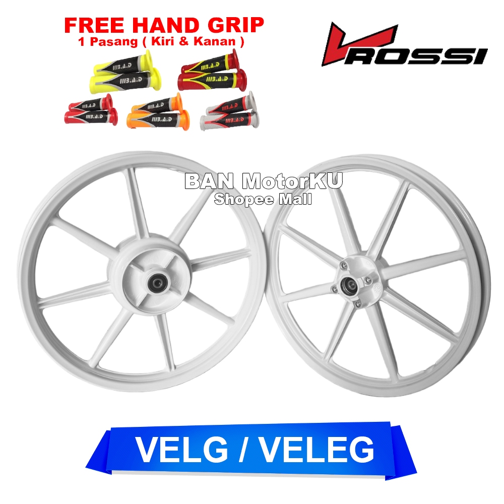 Jual VROSSI Zigen Swan Velg Racing ukuran 140 & 160 Ring 17 Warna PUTIH ...