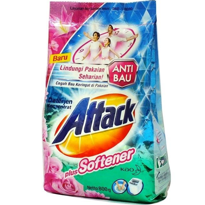 Jual Attack Softener Detergen plus Softener 800 Gr | Shopee Indonesia