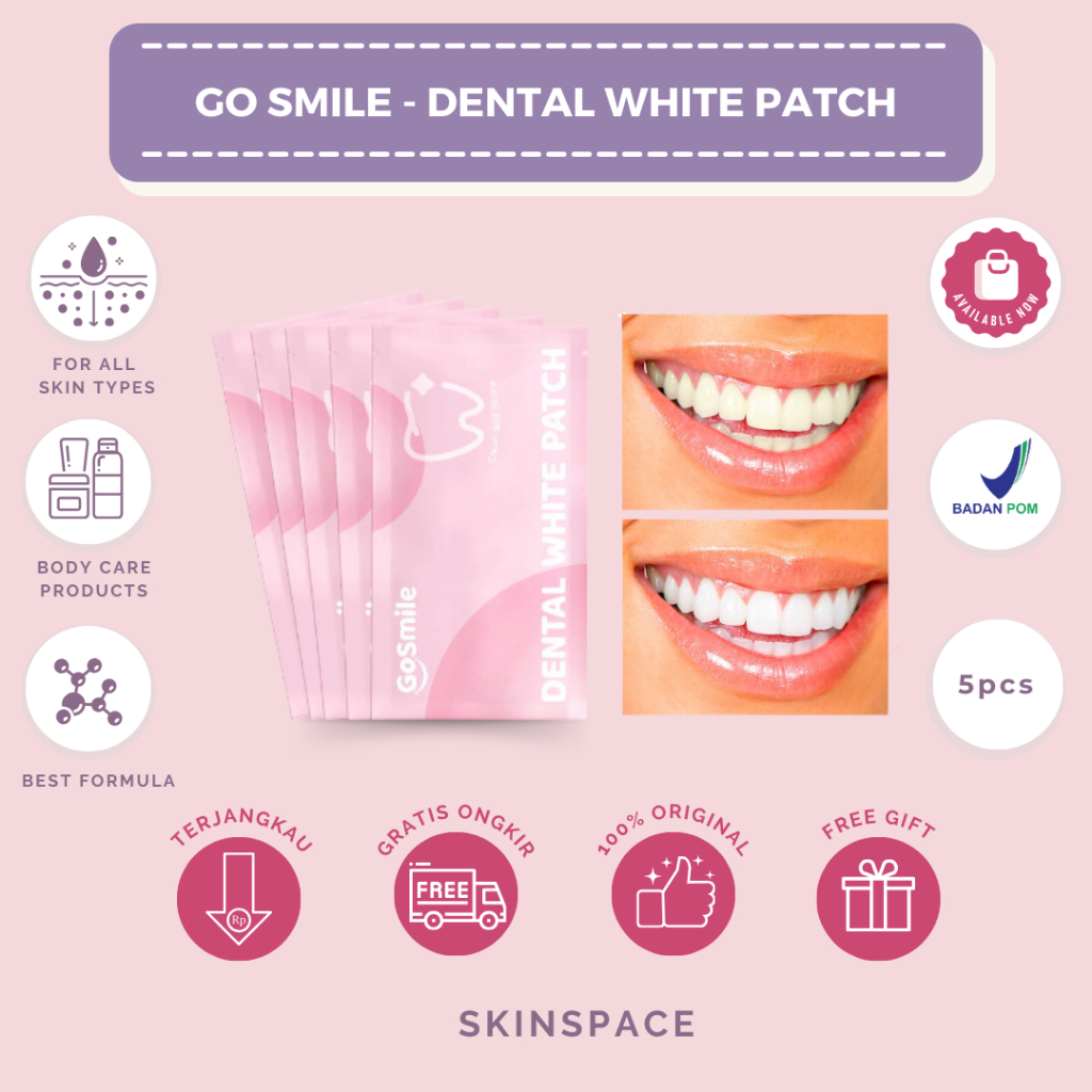 Jual GO SMILE Dental White Patch / Untuk Memutihkan Gigi seperti ...