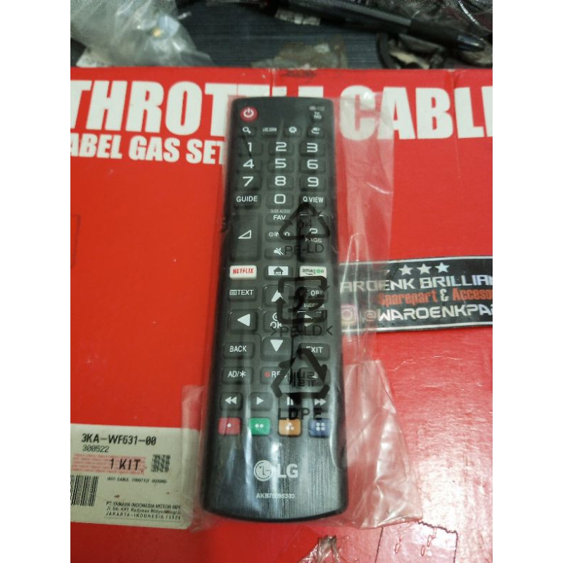 Jual Remote TV LG kode AKB original tv tabung LED & LCD PNP | Shopee ...