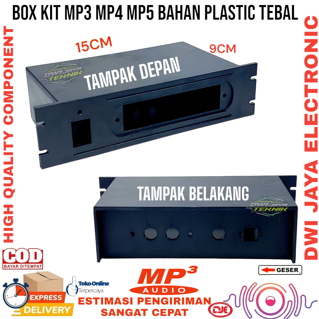 Jual BOX KIT MP3 MP4 MP5 BAHAN PLASTIK TEBAL | Shopee Indonesia