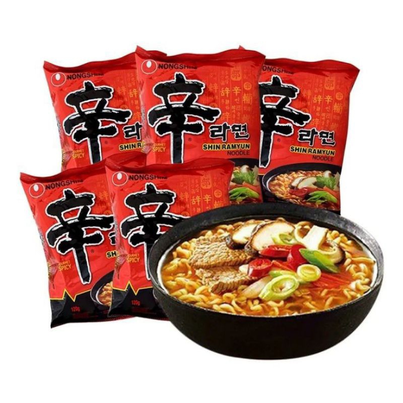 Jual Mie Ramen Shin Ramyun Noodle soup 5 in 1 Exp 2025 | Shopee Indonesia
