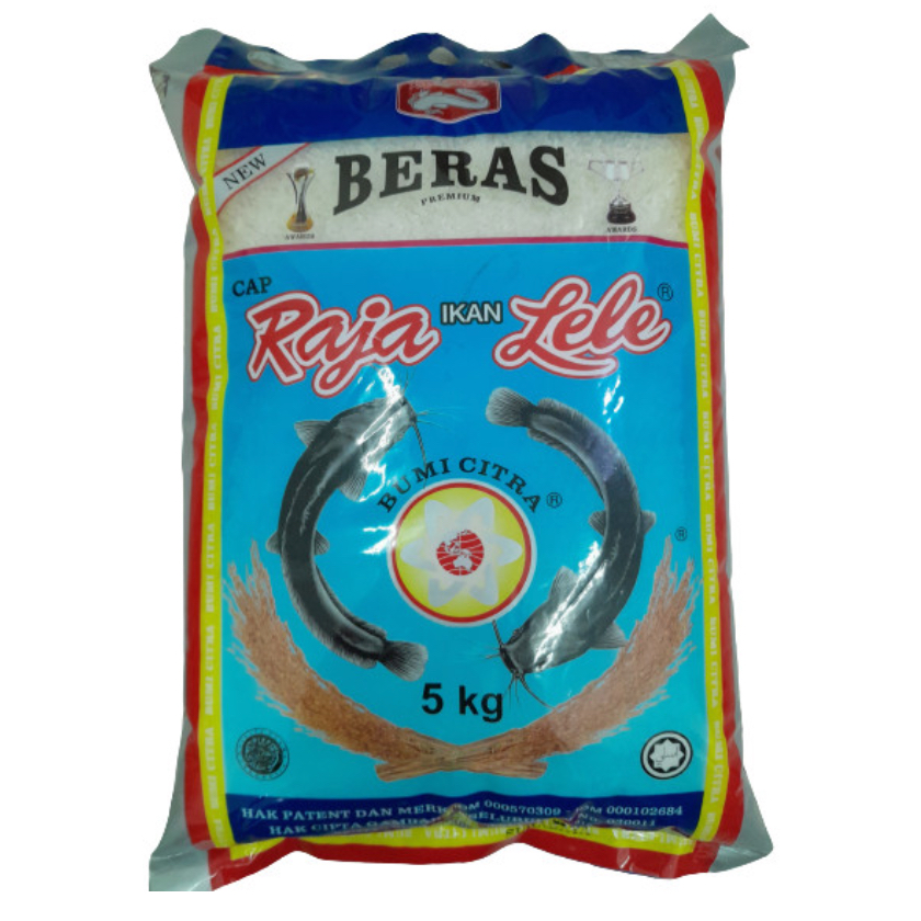 Jual BERAS CAP RAJA IKAN LELE 5KG PREMIUM ENAK | Shopee Indonesia
