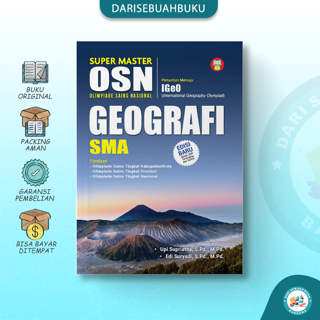 Jual Buku SUPER MASTER - OSN GEOGRAFI untuk SMA - Edisi TERBARU - Buku Latihan & Bank Soal ...