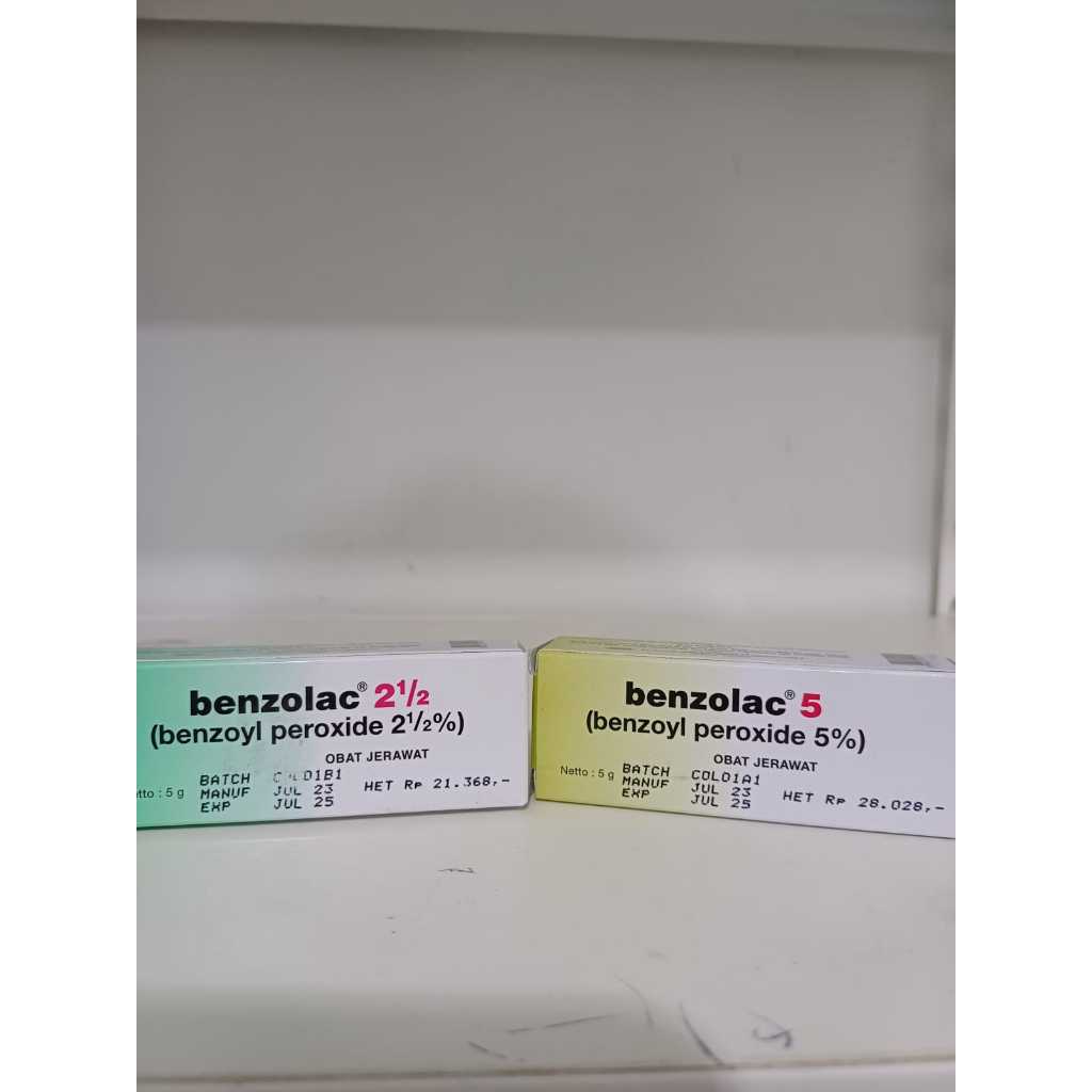 Jual Benzolac 5g obat jerawat (2 1/2%, 5%) | Shopee Indonesia