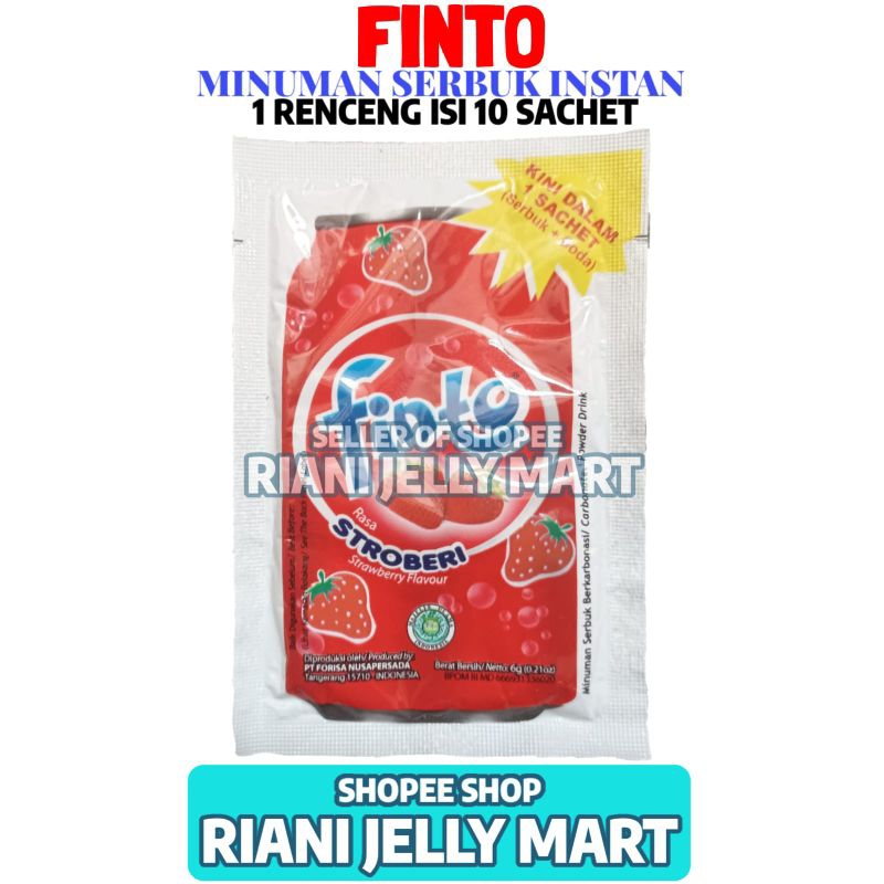 Jual Minuman Finto 1 Renceng Isi 10 Sachet | Shopee Indonesia