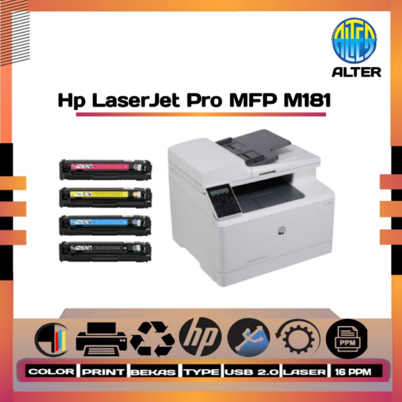Jual Printer Hp Color Laserjet Pro mfp m181fw | Shopee Indonesia