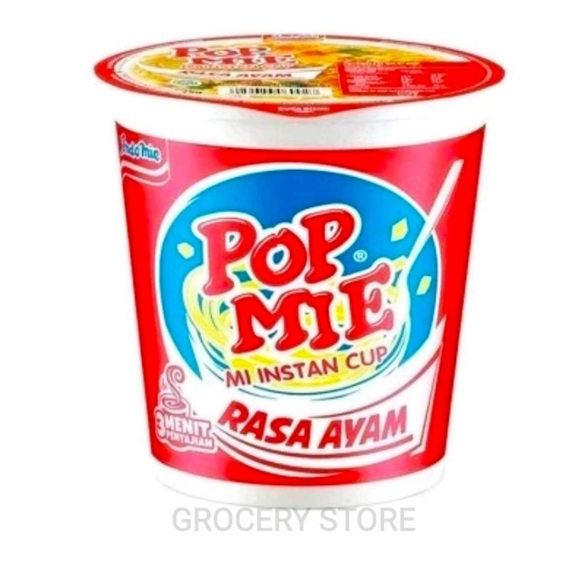 Jual Pop Mie Cup Rasa ayam Kemasan 75gr (Satuan) | Shopee Indonesia