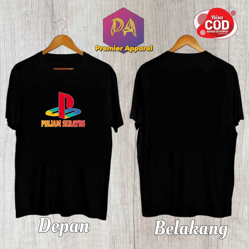 Jual [VIRAL] Kaos Pinjam Seratus Logo PS Terkeren Termurah | Shopee ...