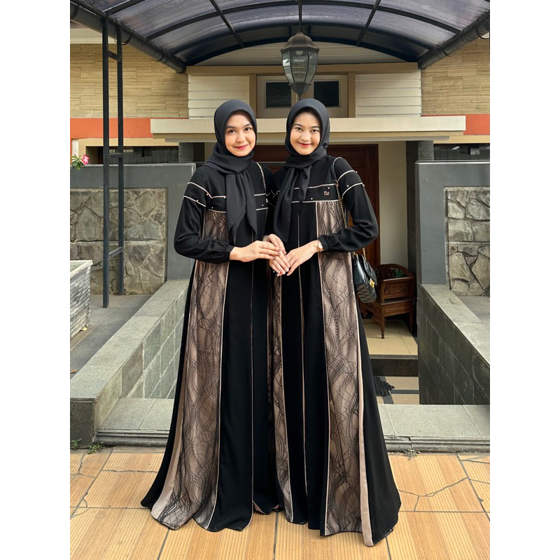 Jual Tarisha dress Original zai muslim wear | Shopee Indonesia