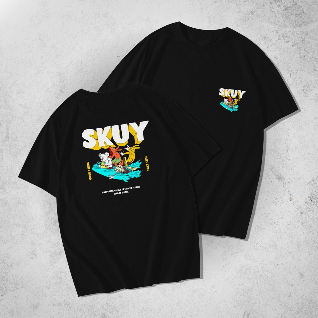 Jual Skuy Kaos Dewasa Hitam Unisex | Skuy Good Thing SKY190 | Shopee ...