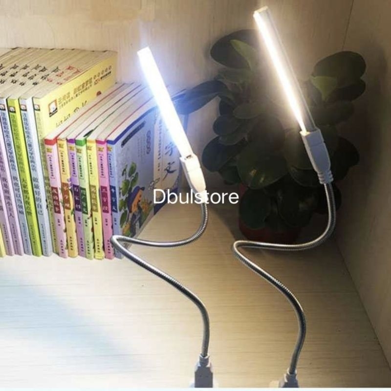 Jual Lampu Baca Mini lED USB Strip Portable Cool White | Shopee Indonesia