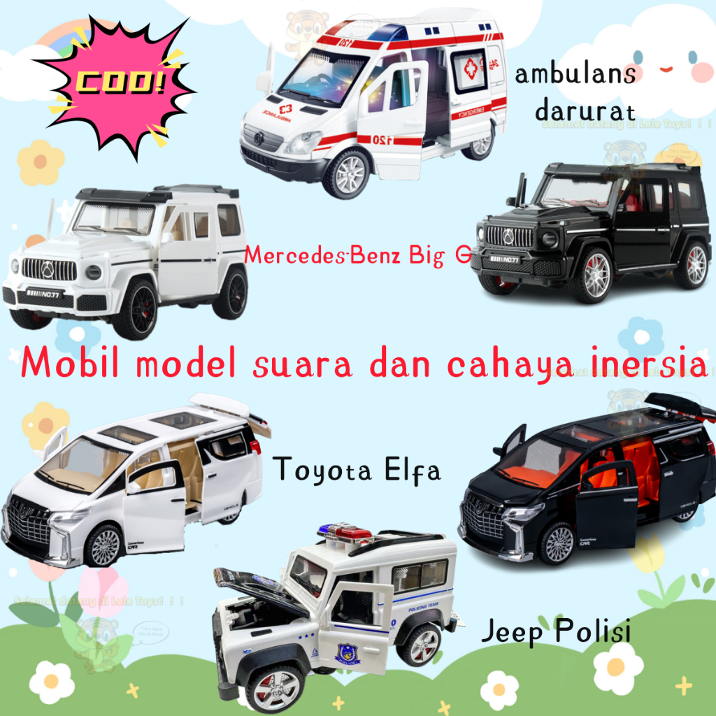 Jual 1:50 mengembalikan model mainan mobil inersia Mercedes-Benz Big G ...