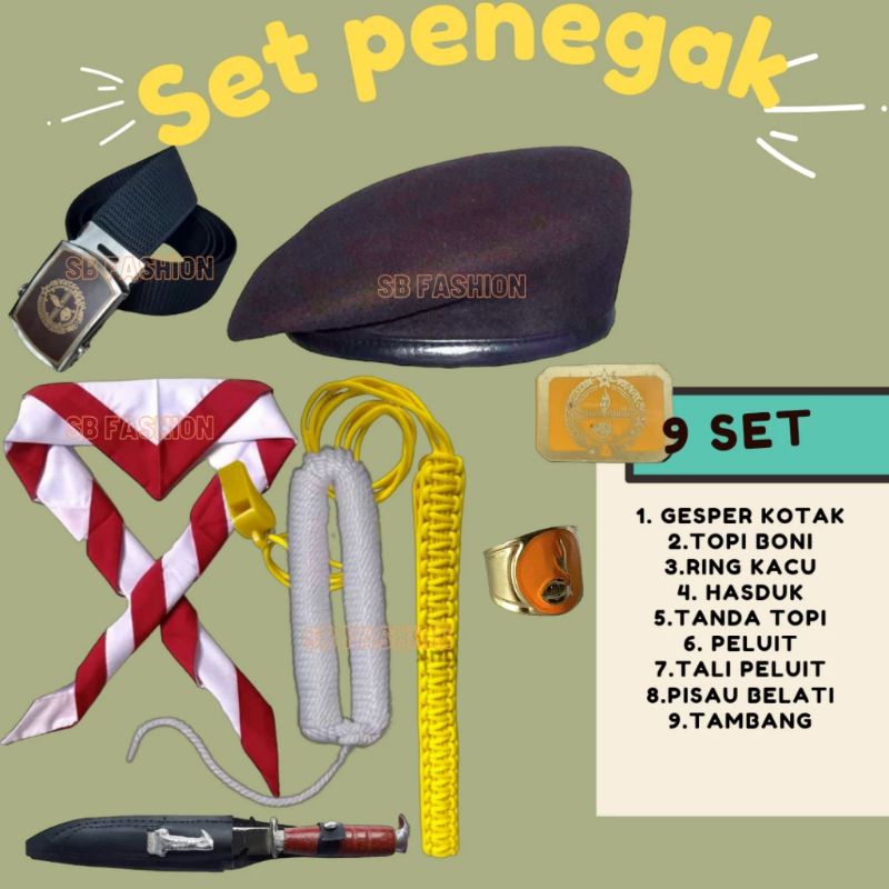 Jual set peelengkapan atribut pramuka komplit lengkap pramuka penegak ...