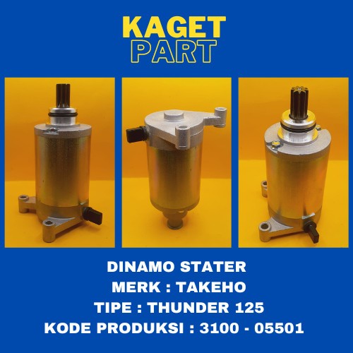 Jual DINAMO STATER MERK TAKEHO TIPE THUNDER 125 ( 3100 - 05501 ...