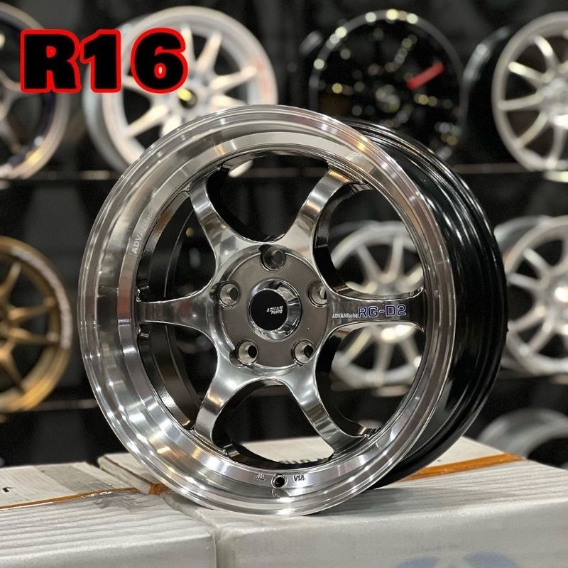 Jual velg racing mobil r16 ADVAN RG D2 PCD 5X114 velg mobil ring 16 Innova Terios Rush Xpander ...