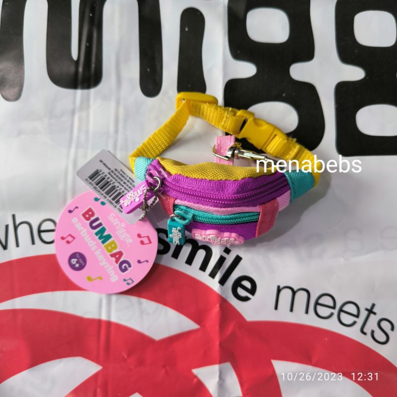 Jual Smiggle Zip It Up/backpack Earbuds/earbuds keyring (original ...