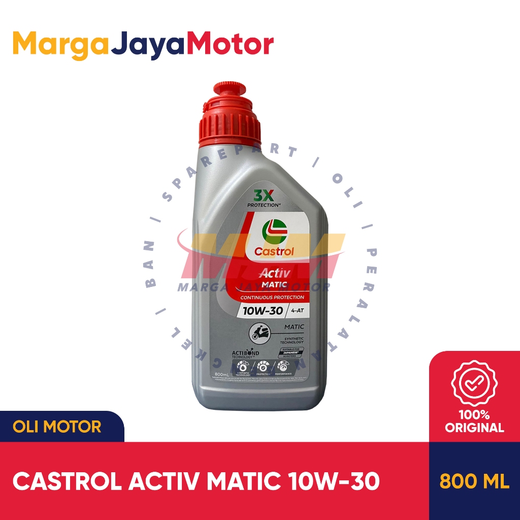 Jual Castrol Activ Matic 10W-30 0.8L | Shopee Indonesia