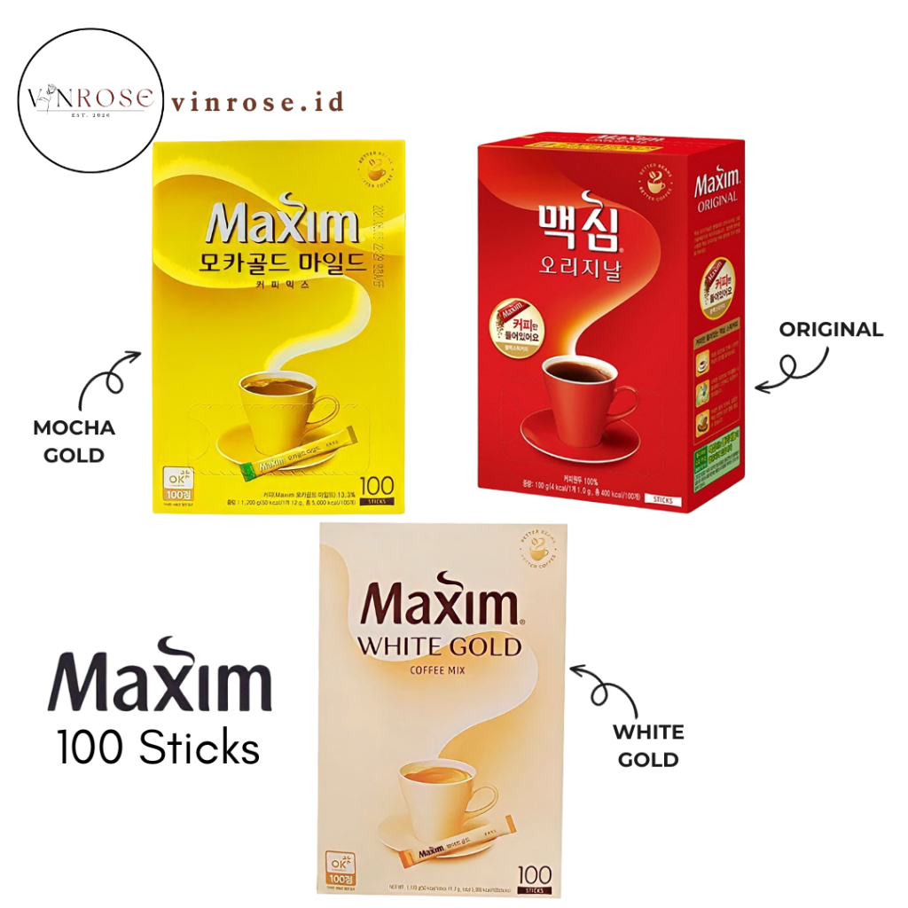 Jual [100 Sachets] Maxim Coffee Korea Original / Kopi Instan Premium / Kopi Maxim | Shopee Indonesia