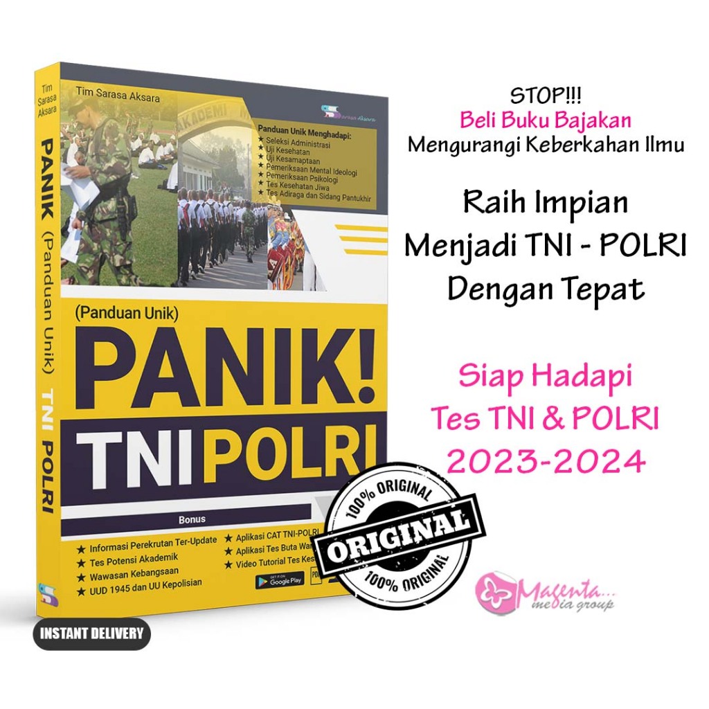 Jual Buku Tes Tni Polri Panik Panduan Unik Tni Polri 2023 2024