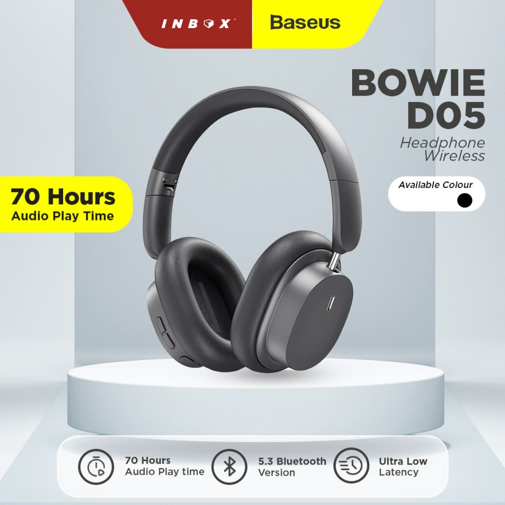Jual Baseus Bowie D05 Foldable Wireless Headphone ENC Bluetooth 5.3 ...