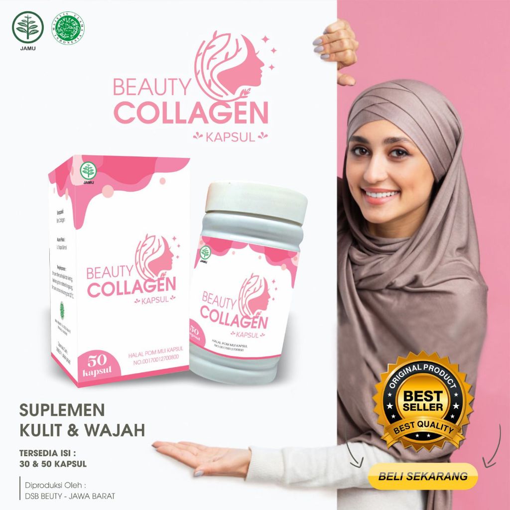 Jual Kapsul Kolagen Beauty Collagen Herbal Tulang Kuku Sendi ...