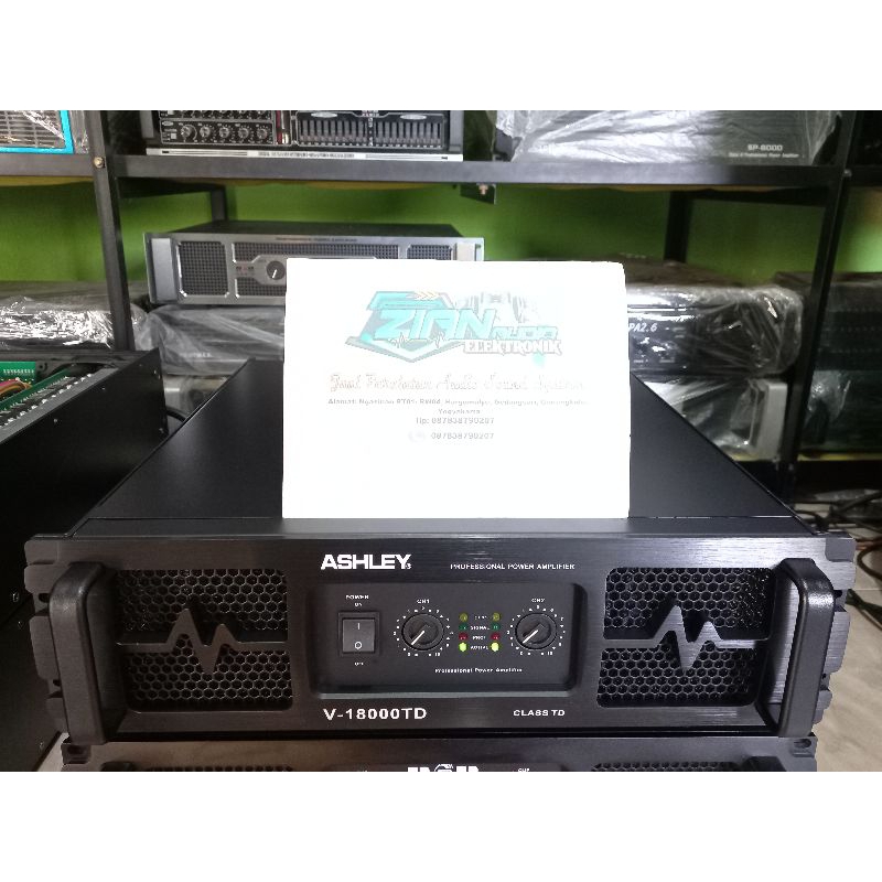 Jual Power Ashley V 18000 TD Original 2x2500watt Class TD original ...