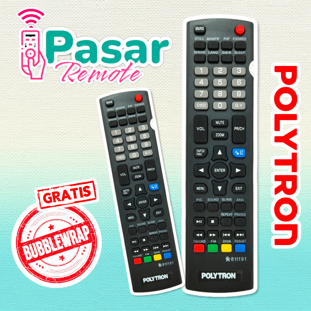 Jual Remote Tv Polytron 81I191 LED | Shopee Indonesia