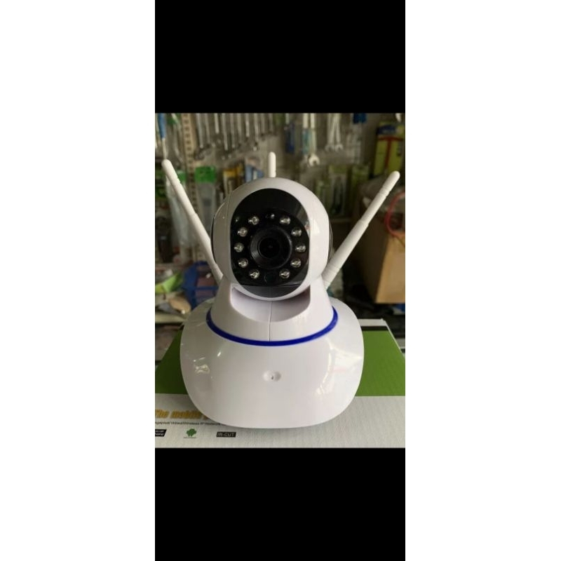 Jual IP CAM CAMERA CCTV 360 derajat 3 antena wireless 5 mega pixel ...