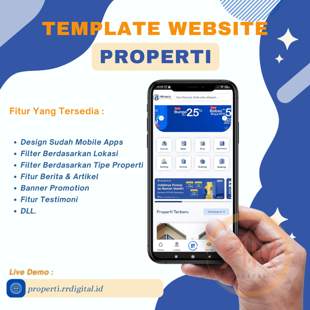 Jual TEMPLATE WEBSITE PROPERTI DESIGN MODERN DENGAN WORDPRESS | Shopee ...