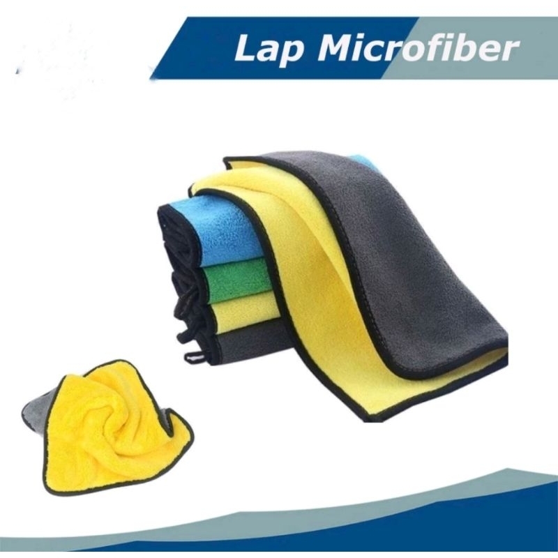 Jual Kain Lap Mikrofiber 30x30 Lembut Mobil Cuci Motor Lap Microfiber ...