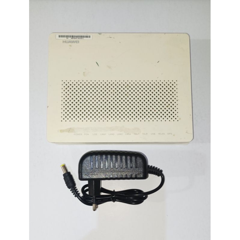 Jual Router Huawei HG8245A tanpa antena port Fo Hijau Lkp Adaptornya ...