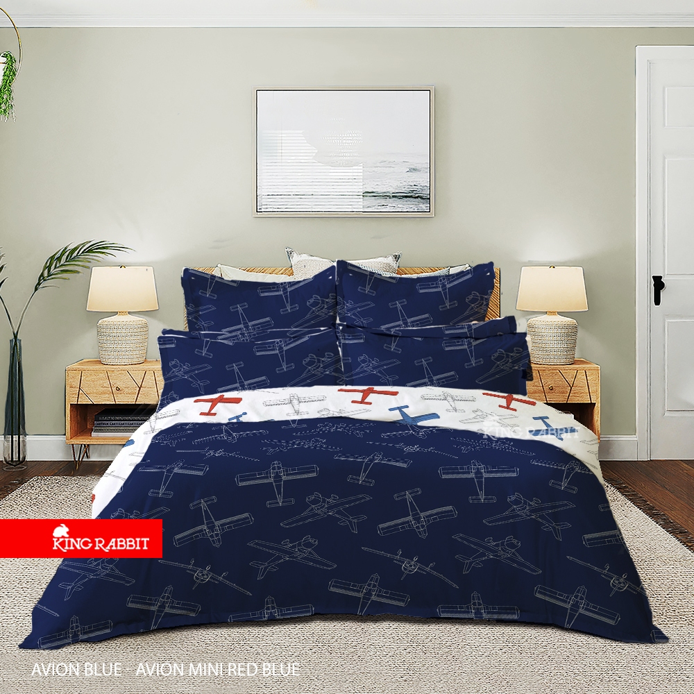 Jual King Rabbit Organic Bamboo Velvet Complete Set Bed Cover & Sprei ...