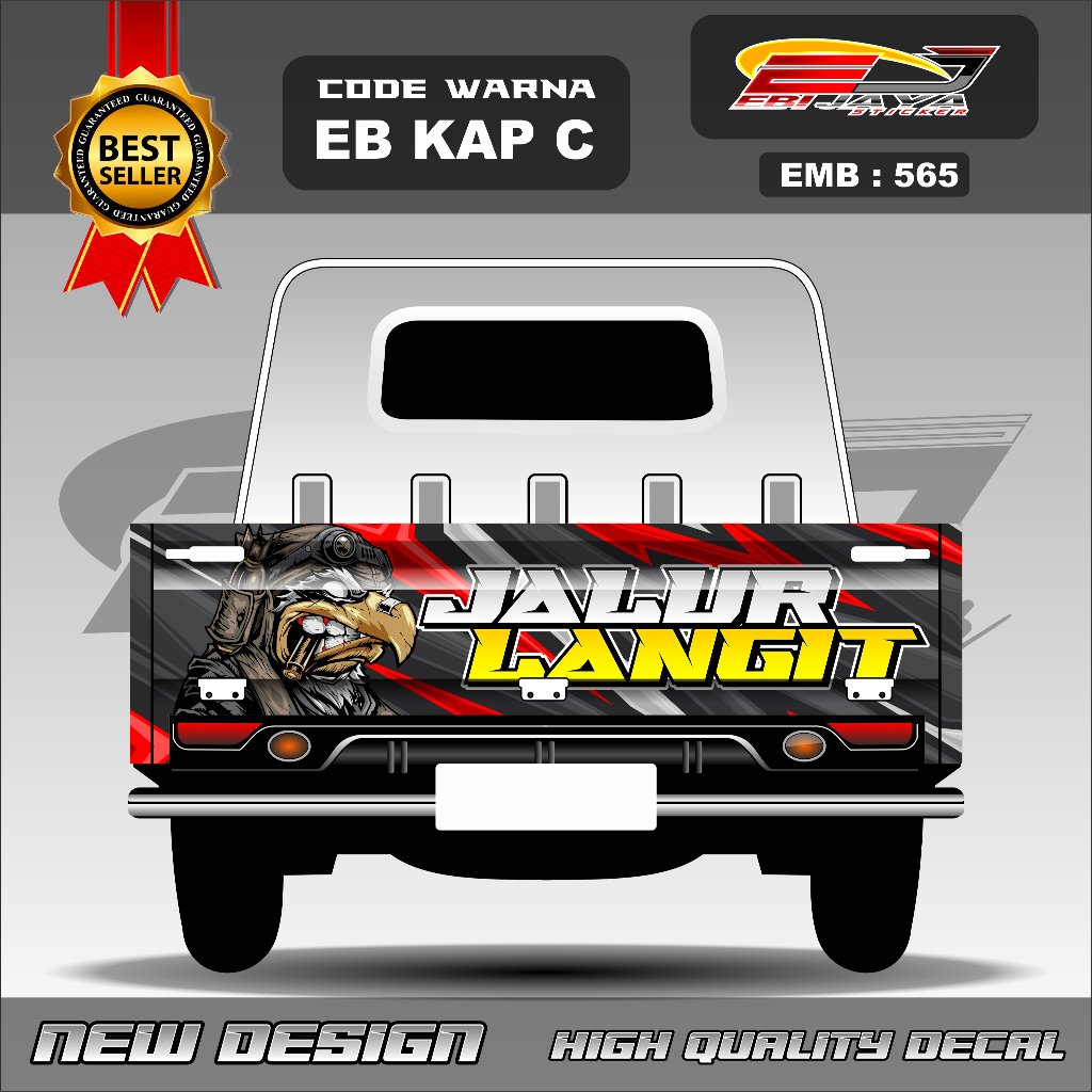 Jual STIKER DECAL BAK BELAKANG PICK UP FREE CUSTOM TULISAN-STICKER ...