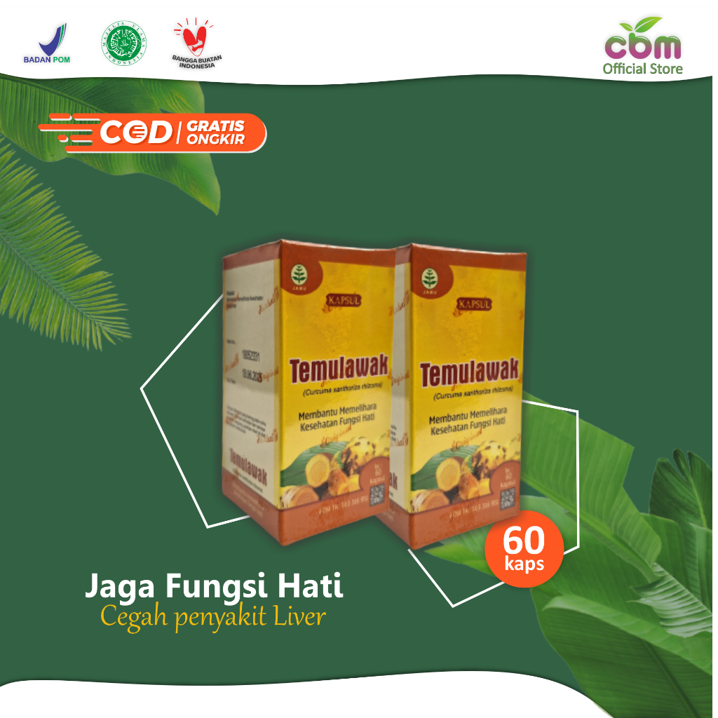 Jual KAPSUL TEMULAWAK Original Isi 60 Kapsul | Memelihara Kesehatan ...