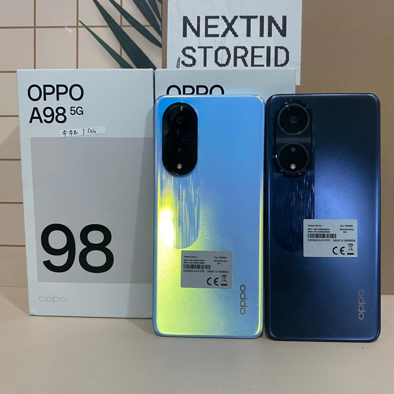 Jual OPPO A98 5G 8/256 SECOND FULLSET | Shopee Indonesia