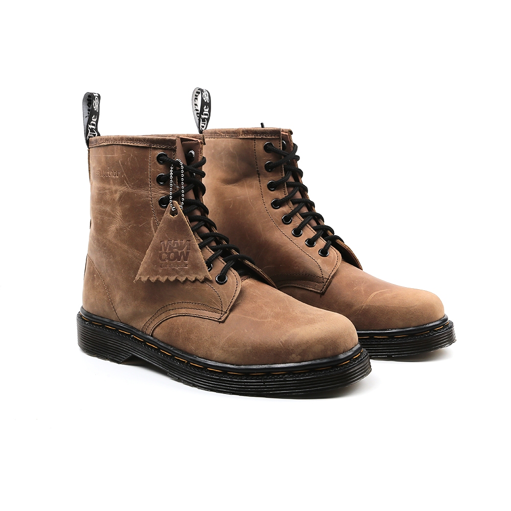 Jual Mancow High Boots Crazy Horse Brown Bear Sepatu Formal Pria Wanita ...