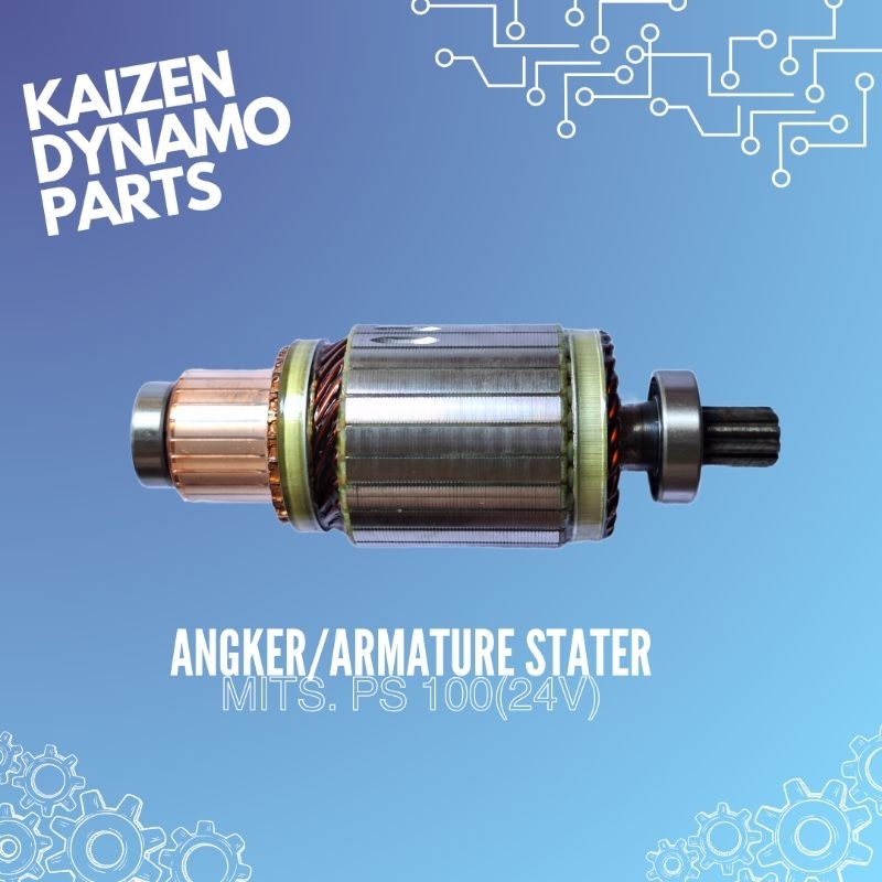 Jual ANGKER STATER PS 100(24V) (ARMATURE STATER) | Shopee Indonesia
