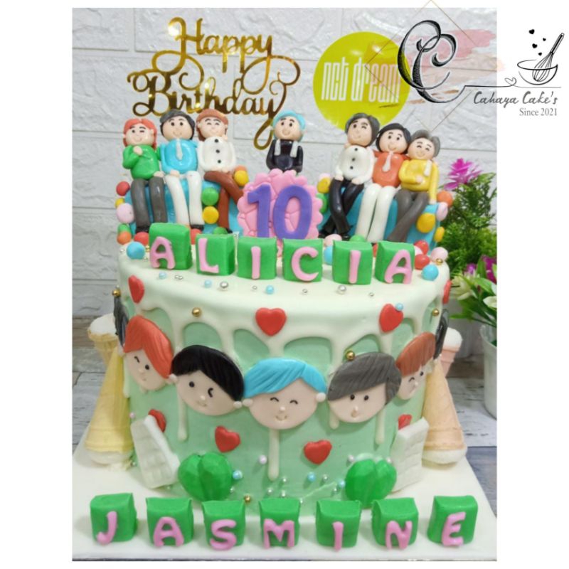 Jual Kue Ulang Tahun NCT Dream / NCT Dream cake / Kue Ultah Kpop ...