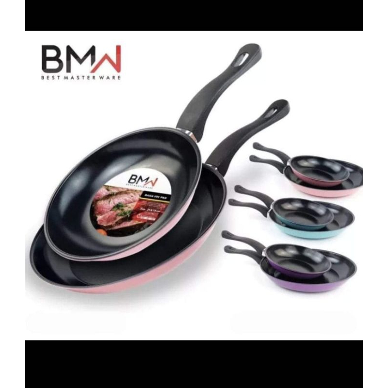 Jual TEFLON SET BMW/FRYPAN SET/TEFLON ANTI LENGKET/TEFLON PENGGORENG ...